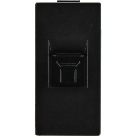 Module de prise internet LAN CAT6 RJ45 noir DC SMART HOME