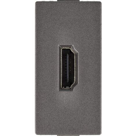 Module prise HDMI DC SMART HOME gris