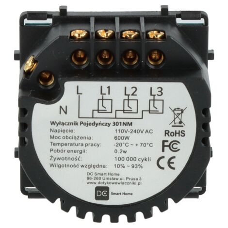 Module interrupteur triple Z N