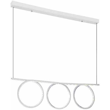 LAMPE SUSPENDU LED BLANC 60W LOOP