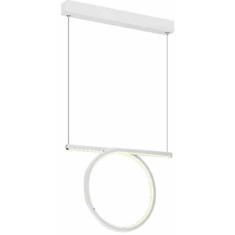 LAMPE SUSPENDU LED BLANC 20W LOOP