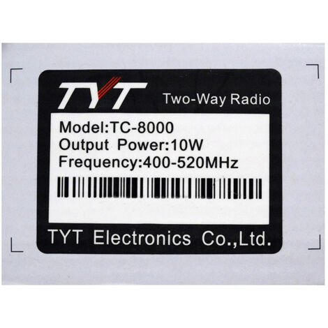 TYT TC-8000 UHF