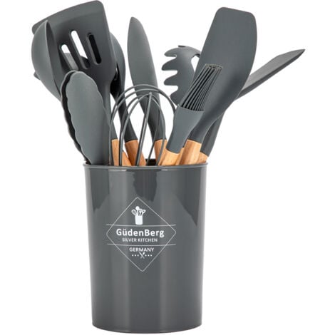 LOT DE 12 USTENSILES DE CUISINE SUR SUPPORT E-6289