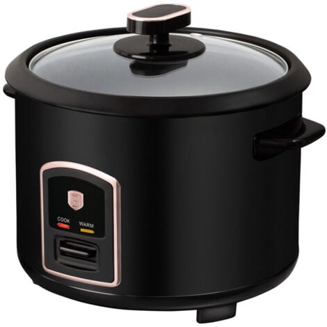 CUISEUR À RIZ ÉLECTRIQUE 1,8 L BERLINGER HAUS BH-9554 NOIR ROSE