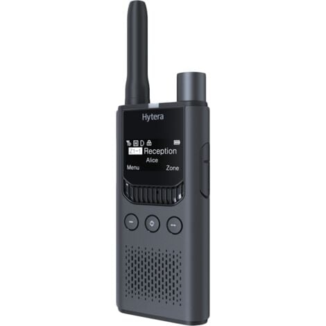 Radio HYTERA DMR+analogique HYT-S35, UHF 400-470 MHz, 2200 mAh, gris métallisé
