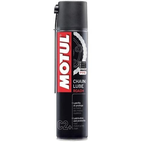 Graisse en spray Motul C1 Road+ Chain Clean C2+ Brush - Kit moto