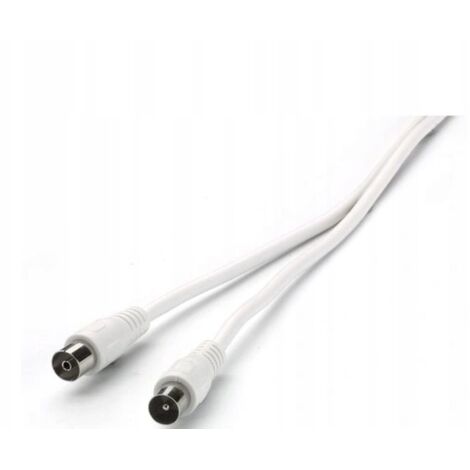 Câble d'antenne Vivanco 1,5 m 90 dB Blanc Modèle 48502 WT - GN