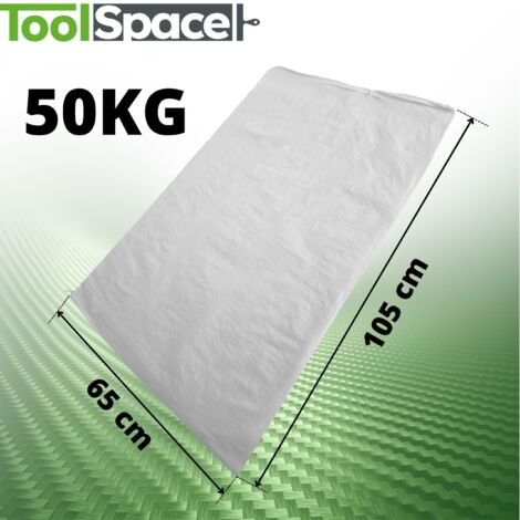 10x sacs PP 50kg (65x105) 82g