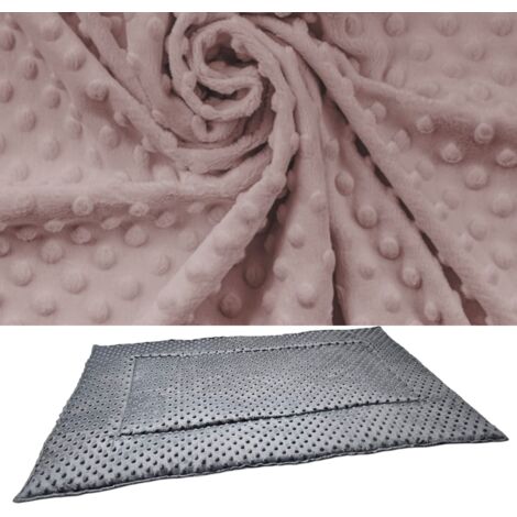 Tapis pour cage à cochon d'Inde ou lapin, 80x50, imperméable, rose poudré