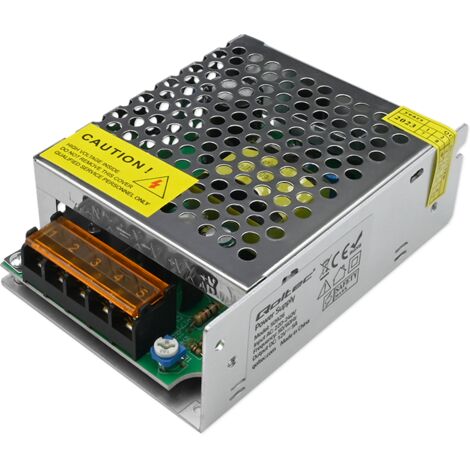 Alimentation à découpage Qoltec pour LED 60 W 12 V 5 A Aluminium