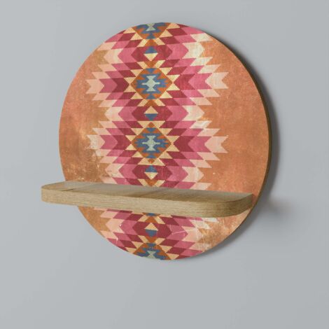 Étagère ronde INDIAN FOLK