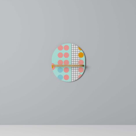 Étagère ovale RETRO GRID