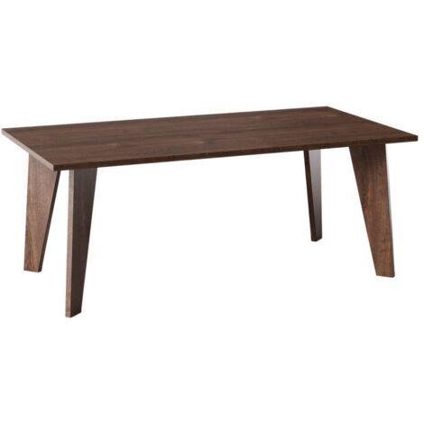 Table HOLT 180 x 95 cm pour cuisine, salon, salle à manger Chêne Chocolat