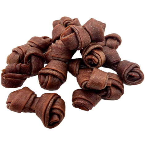 Friandise, snack pour chiens, doux UniQ Duck Knots Cubes 500g