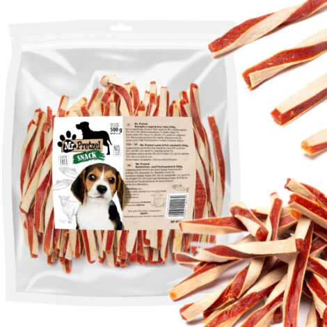 Friandise, snack pour chiens Sandwich à l'agneau et au poisson Mr ...