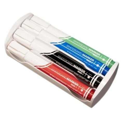 Marqueurs effaçables à sec RMS-1 - Lot de 4 couleurs + effaceur