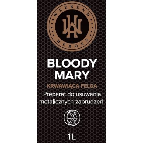 WEEKEND HEROES BLOODY MARY NETTOYANT LIQUIDE À LINGE BLEEDING RIM 1L