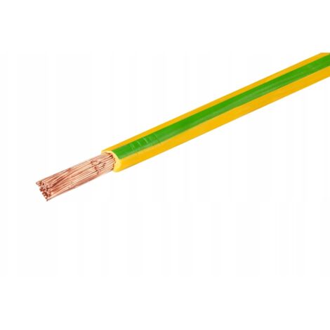 Câble Ø 4 jaune-vert LGY 4.0 750V