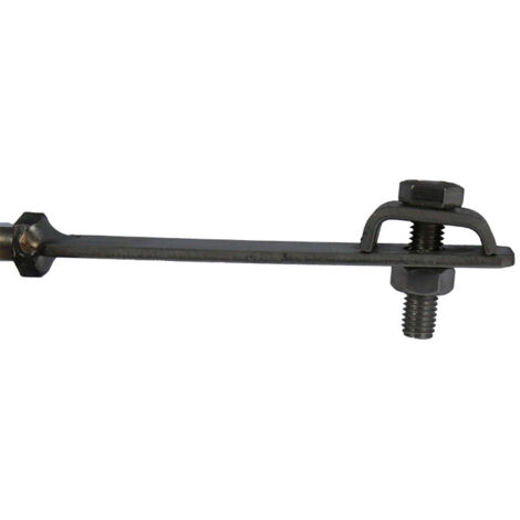 Support de terminal d'air mural, filetage 16 cm, acier inoxydable