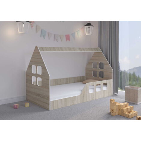 Lit enfant bas HOUSE SONOMA 160x80 Montessori DROIT