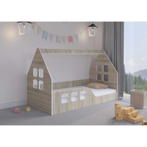 Lit enfant bas HOUSE SONOMA 160x80 Montessori GAUCHE