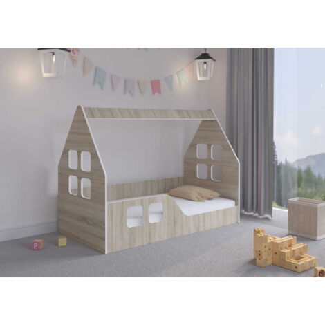 Lit enfant bas HOUSE SONOMA 140x70 Montessori GAUCHE