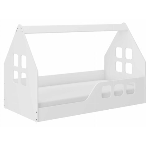 Lit enfant bas et sécurisé HOUSE 160x80 DROIT