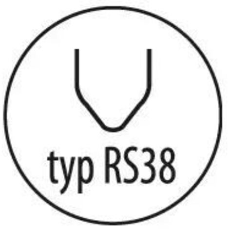 Agrafes DEDRA pour plastique RS38 - coins, 0,8 mm, 100 pièces.