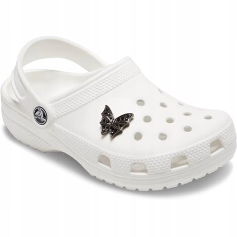 CROCS JIBBITZ BLACK BUTTERFLY SANS TAILLE Black Butterfly