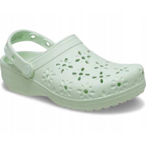 SABOTS CROCS CLASSIC À FLEURS DÉCOUPÉES 210927 M5 I EU 3738 I W7 TEINTE ...