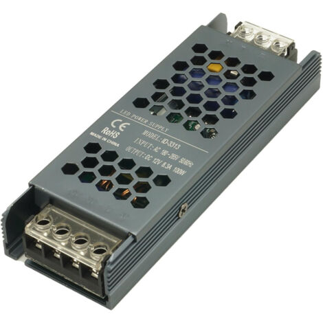 Alimentation LED MODULAIRE 100W 12V SLIM pour bandes LED