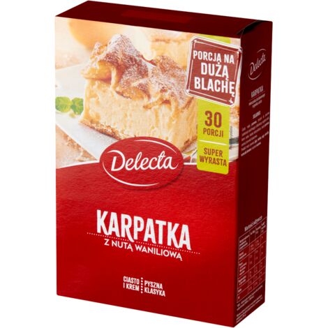 Delecta Karpatka à la vanille - Préparation pour gâteaux