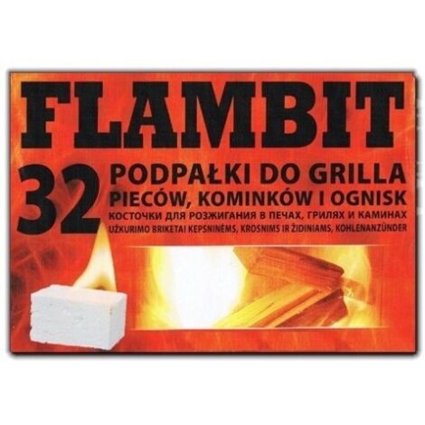 KOMPLEX-TORUS Flambit - Allume-feu pour cheminée et barbecue (32 pièces)