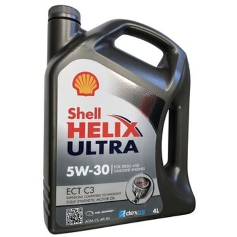 Shell Helix Ultra 5W-30 4L - Huile moteur synthétique pour essence et ...