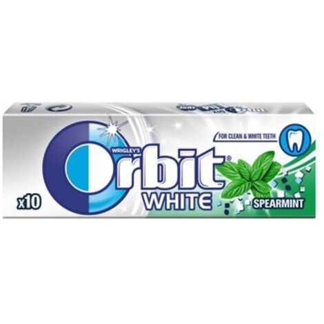 Orbit White Spearmint - 10 pastilles de gomme à la menthe sans sucre
