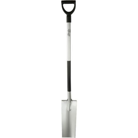 Bêche de drainage, manche en métal 127 cm