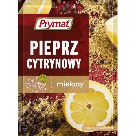 Poivre citronné moulu Prymat - pour les plats de poisson, de salades et ...