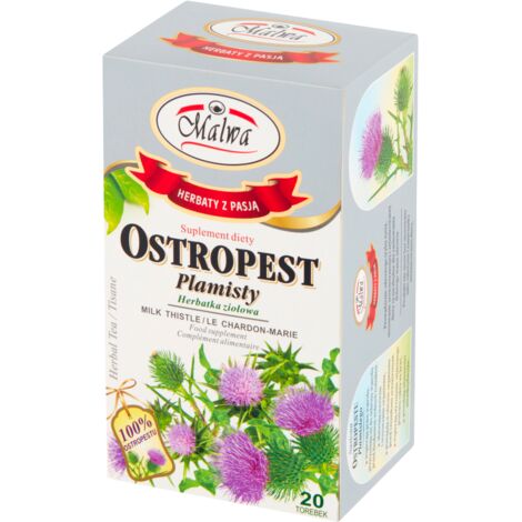 Malwa Complément alimentaire Tisane Chardon-Marie 40 g (20 x 2 g)