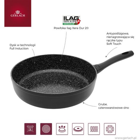 Poêle à frire en céramique 24 cm Granitex Gerlach - idéale pour l ...
