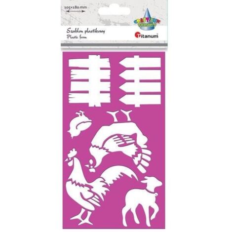 Gabarit en plastique 105x180mm Ferme