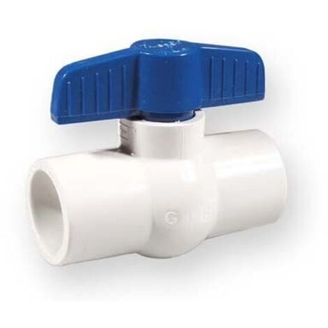 Robinet à boisseau sphérique KW/KW PVC-U 1""