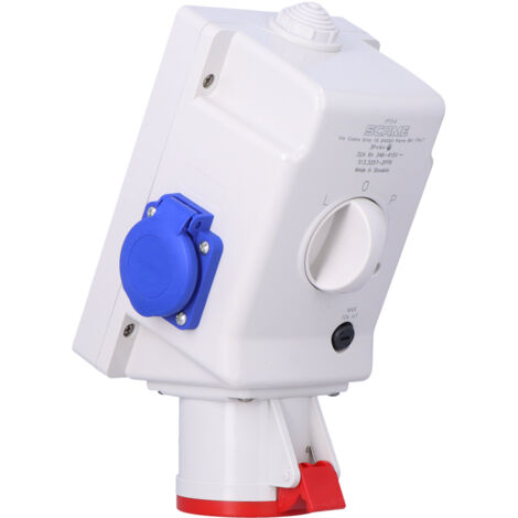 Prise de courant apparente OPTIMA-COMBI 3P+N+T 32A + 2x230V avec ...