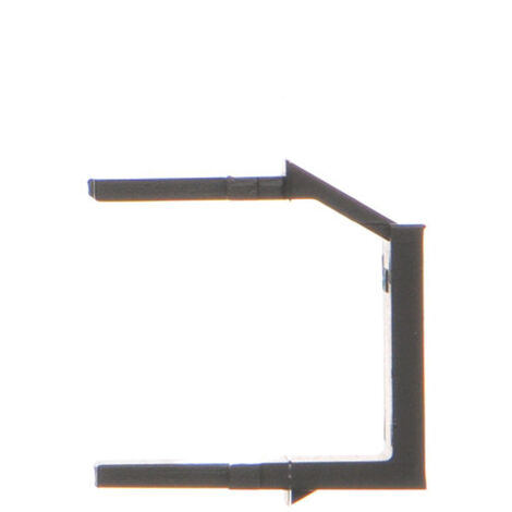 Cache-trou RJ45/RJ12 pour prise de télécommunication, noir mat Simon54