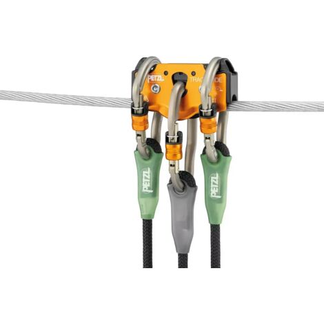 Poulie de guidage Petzl Trac idéale pour parcours suspendus et ...