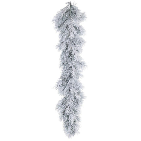 Festone natalizio innevato 180 cm
