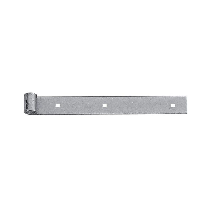 Penture droite en 35mm x 5 mm acier zingué 500 mm