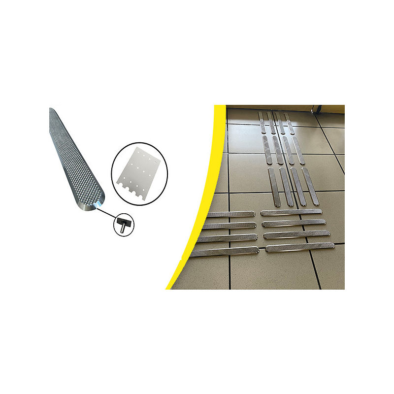 Bande aide à l'orientation inox 316 Waccess® Wattelez - Kit 12 ...