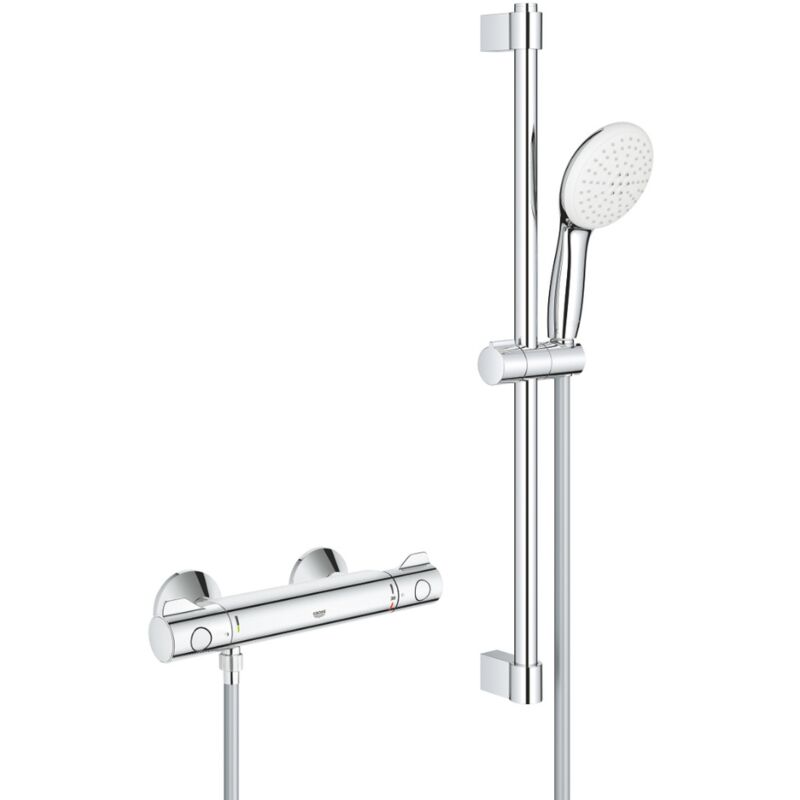 Ensemble de douche Grohtherm 800 Tempesta 110 2 jets 600 mm - GROHE