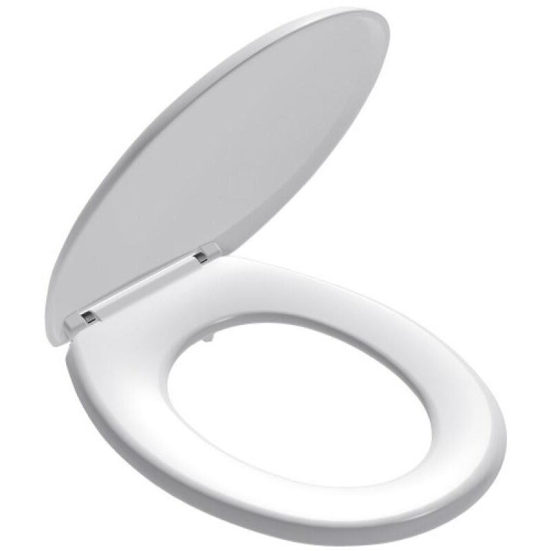 Abattant double blanc spécial Collectivités avec fixations par boulons ...