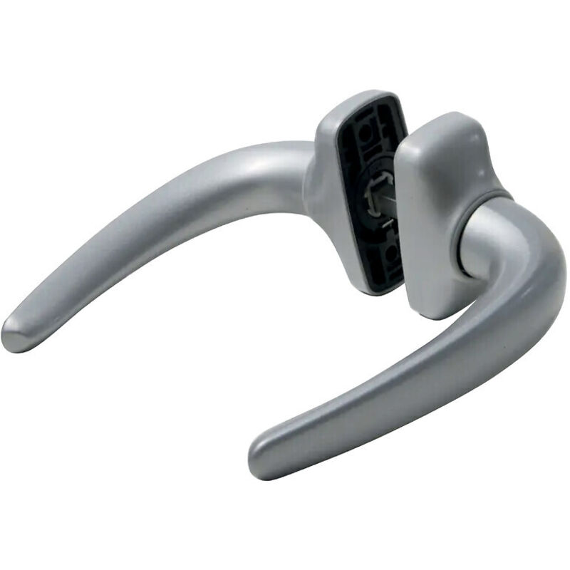 Béquille double sur rosaces Horus Midi entraxe 43 mm ép. 57-70 mm ...